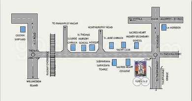 Seiken Properties Seiken Sailwind Map - Thevara, Kochi Location Map