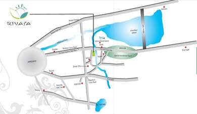 Select Realty Rivasa Map - Sarkhej, Sarkhej Okaf, Ahmedabad Location Map