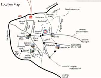 Senthan Properties Senthan Greenpark Map - Beeramguda, Hyderabad ...