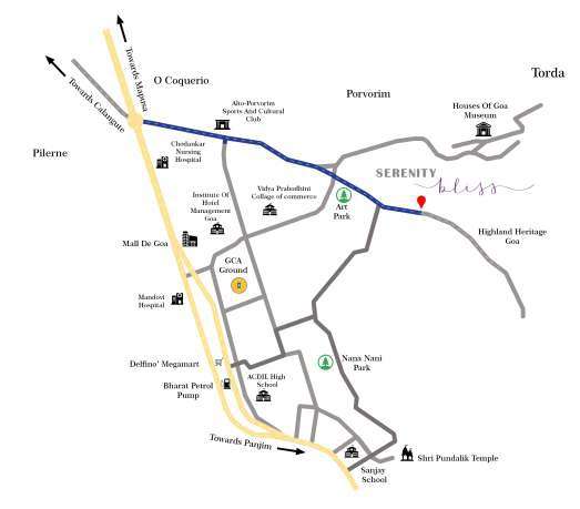 Serenity Bliss Porvorim, Goa | Price List & Brochure, Floor Plan ...