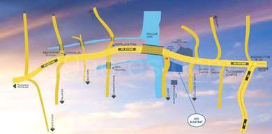 SFS Homes SFS Blue Bay Map - Aakkulam, Trivandrum Location Map