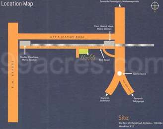 SGA Projects and Ventures SGA Hemlata Map - Bypass, Kolkata South ...