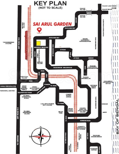 SGS Properties SGS Sai Arul Garden Map - Ponneri, Chennai North ...