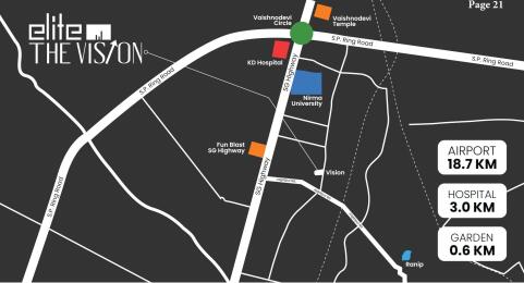 Elite Infracon Elite The Vision Map - Jagatpur, Ahmedabad Location Map