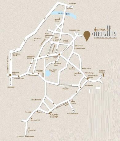 Shakti Group Thane Shakti Siyara Heights Map - Kalyan West, Thane ...