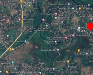 Bespoke Mansions by Neel Neel Moira Map - Moira, Goa Location Map