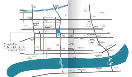Shaligram Group Surat Shaligram Skydeck Map - PAL, Surat Location Map