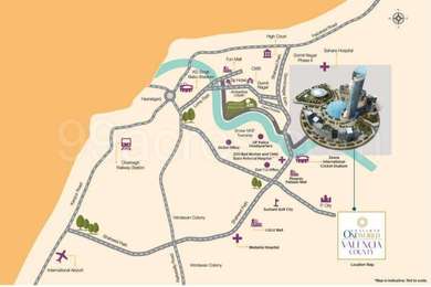 Shalimar Corp Shalimar One World Valencia County Map - Gomti Nagar ...