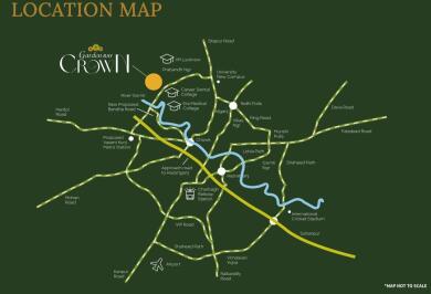 Shalimar KSMB Projects Shalimar Garden Bay Crown Map - IIM Road ...