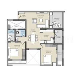 2 BHK Apartment / Flat for sale in Shankar Patil Meera Bhakti Residency ...