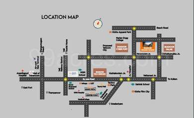 Shanoor Projects and Realtors Shanoor Orange Woods Map - Kazhakootam ...