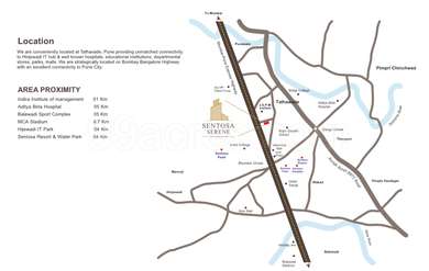 Shanti Constructions Pune Shanti Sentosa Serene Map - Tathawade, Pune ...