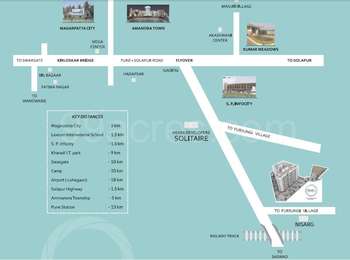 Sharada Group and Heera Developers Sharada Pearl Map - Phursungi, Pune ...