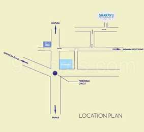 Sharayu Global Sharayu Courtyard Map - Porvorim, Goa Location Map