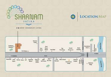 Sharnam Developers Sharnam Vatika Map - Vadadla, Bharuch Location Map