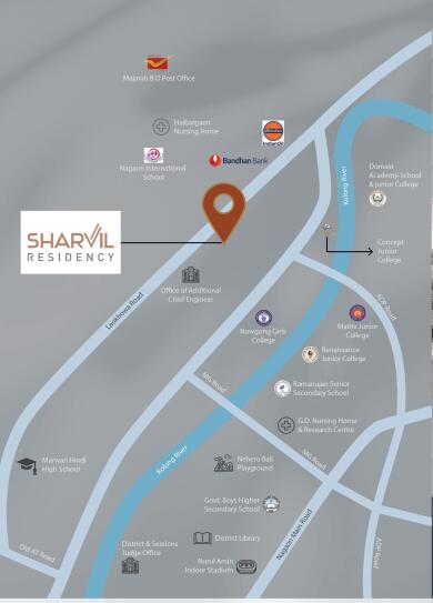 Sharvil Associates Sharvil Residency Map - Haibargaon, Nagaon Location Map