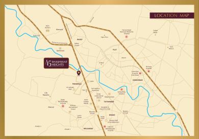 Shashwat Realty 45 Shashwat Heights Map - Punawale, Pune Location Map