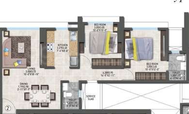 2 BHK Apartment / Flat for sale in Sheth Irene Malad West Mumbai ...