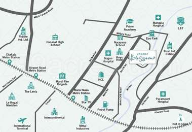 Sheth Creators Sheth Vasant Blossom Map - Marol, Mumbai Andheri-Dahisar ...