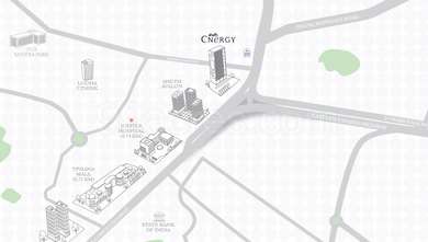 Ashwin Sheth Group Sheth Cnergy Map - Majiwada, Mumbai Thane Location Map