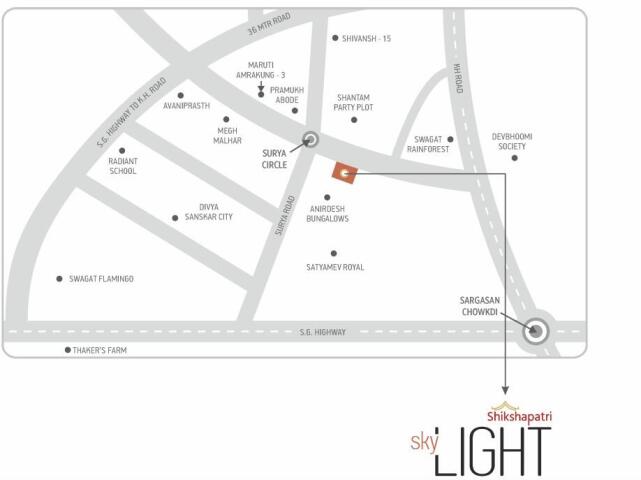 Shikshapatri Sky Light Sargasan, Gandhinagar | Price List & Brochure ...