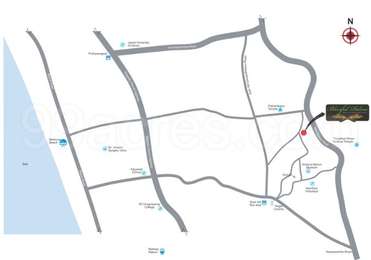 Shila India Condominiums Builders Shila Blissful palms Map - Edappally ...