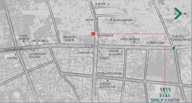 Ready to move Office Space in Shilp Aaron Bodakdev Ahmedabad - 950 Sq. Ft.