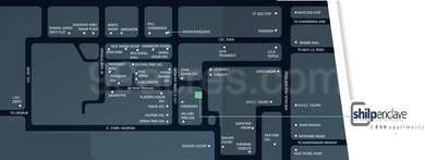 Shilp Group Shilp Enclave Map - Chandkheda, Ahmedabad North Location Map