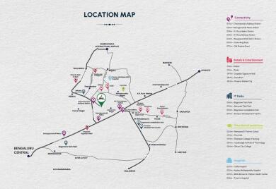 Shilpa High Rise Shilpa Rathna Map - Vijinapura, Bangalore East ...