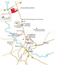 Shine City Infra Project Shine City Paradise Garden Map - Devari ...