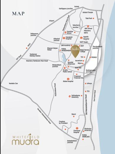 Shirdi Shelters Shirdi Whitefield Mudra Phase A Map - Medavakkam ...
