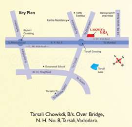 Shiv Construction Vadodara Lakshya Era Map - Tarsali, Vadodara Location Map