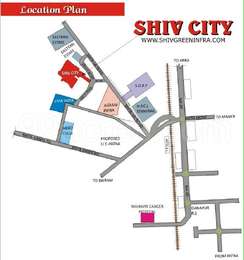 Shiv Green India Infra Shiv City Phase 1 Map - Bihta, Patna Location Map
