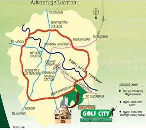 Shiv Shakti Infravision Shiv Shakti Zoe Map - Sushant Golf City ...