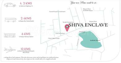 Shiva Homes Raipur Shiva Enclave Amlihdih Map - Amlidih, Raipur ...