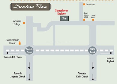 Shivalaya Constructions Shivalaya Someshwar Enclave Map - Wathoda ...