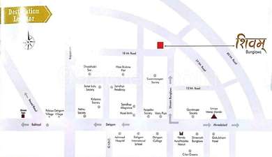 Shivam Corporation Shivam Bunglows Map - Dahegam, Gandhinagar Location Map