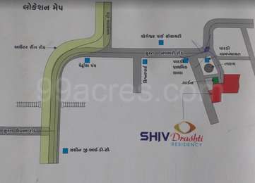 Shivam Developers Surat Shiv Drashti Residency Map - Pardi Kande, Surat ...