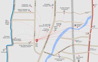 Shivam Parivar Group Shivam Parivar Gulmohar CHS Map - Siddharth Nagar, Mumbai Location Map