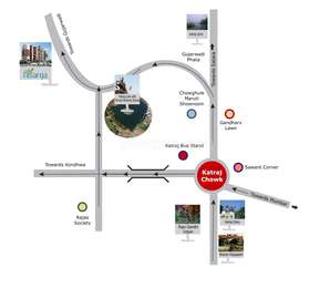 Shivdatta Developers Shivdatta Sai Nisarga Map - Katraj, Pune Location Map