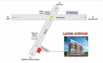 Shivshakti Buildcon Laxmi Avenue Map - Makhmalabad, Nasik Location Map