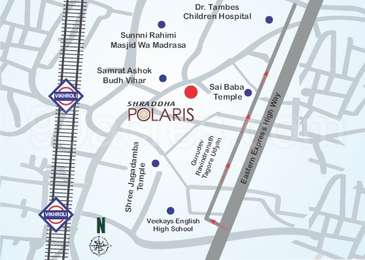 Shraddha Landmark Shraddha Polaris Map - Vikhroli (East), Central ...