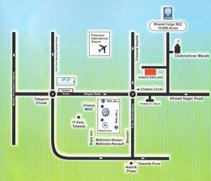 Shraddha Landmark Shraddha Kanchi Enclave Map - Chakan, Pune Location Map