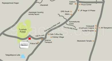 Shravanthi and BKN Group Shravanthi Palladium Map - Kanakapura Road ...