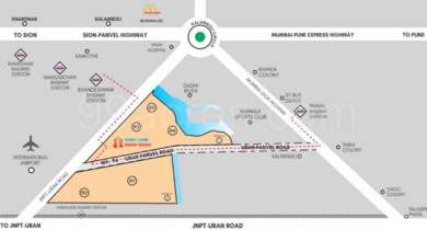 Shree Ambe Reality Shree Ambe Riddhi Siddhi Map - Karanjade, Navi ...