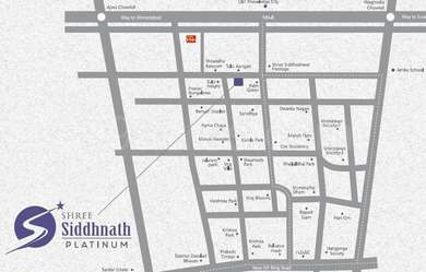 Shree Anand Group Shree Siddhnath Platinum Map - Waghodia Road ...