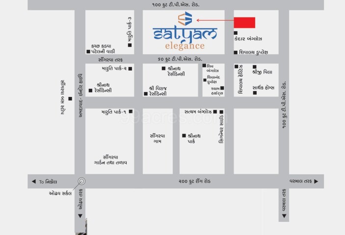 Shree Satyam Elegance Ahmedabad East, Singarva | Price List & Brochure ...