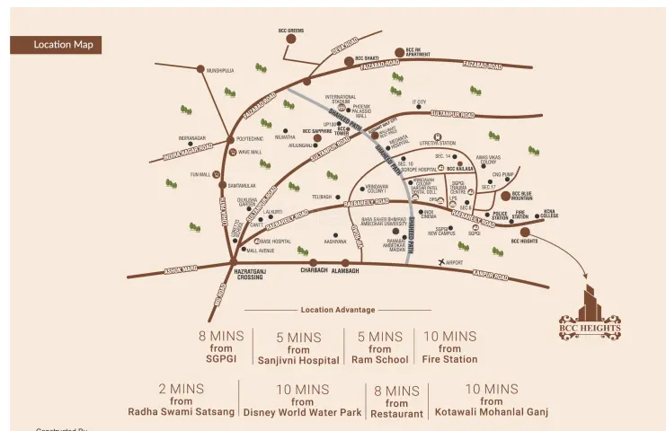 Shri Balaji BCC Heights Raebareli Road, Lucknow Resale Price List ...