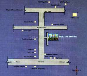 Sree Balaji Developers Shree Balaji Destiny Tower Map - Rajarhat ...