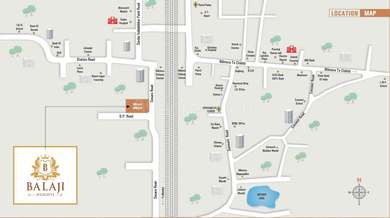 Shree Balaji Land Developers Balaji Heights Map - Bilimora, Navsari ...